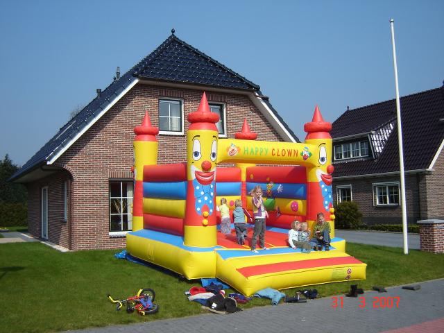 Springkussen 'Clown' - Springkussens - Wind Amusementsverhuur